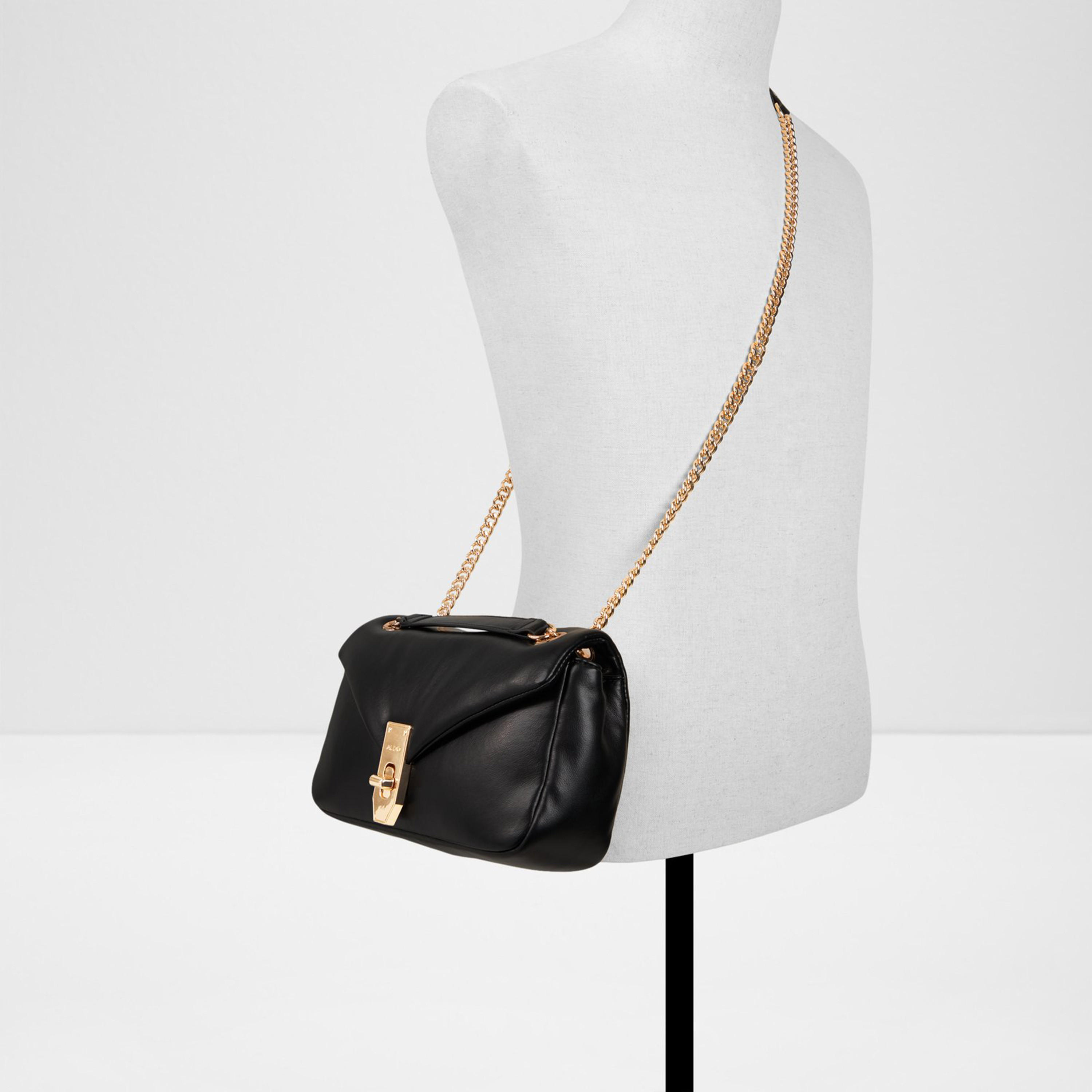 Shop Aldo Olyvia Crossbody Bag with Twist Lock Closure and Chain Strap ...
