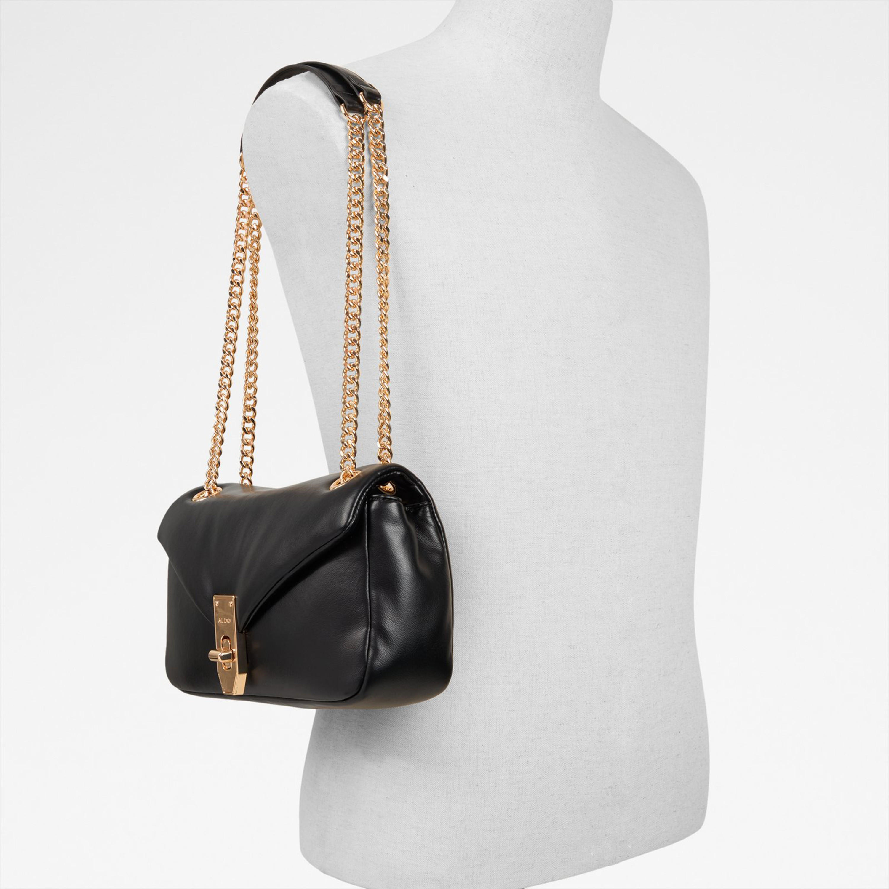 Shop Aldo Olyvia Crossbody Bag with Twist Lock Closure and Chain Strap ...