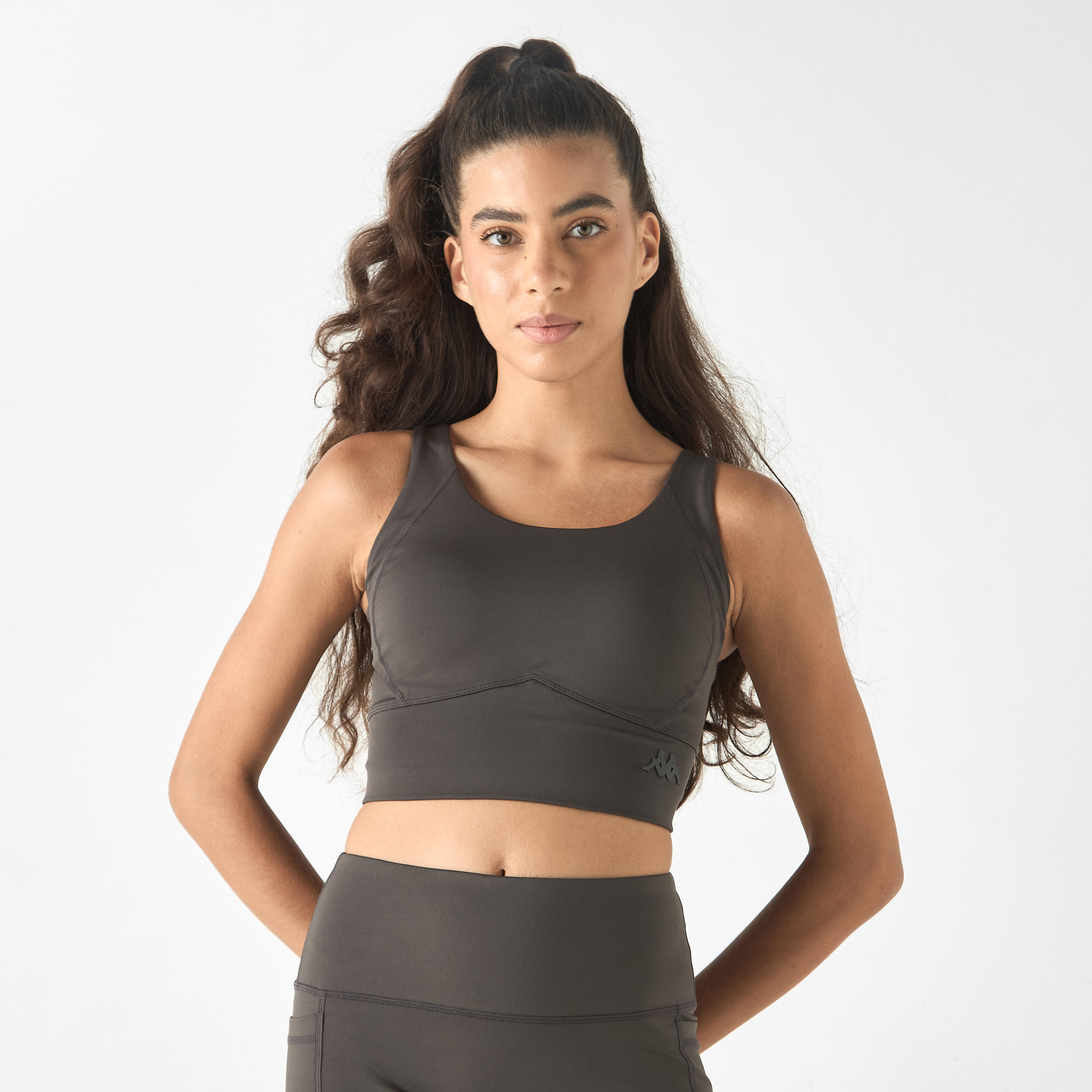 Shop Kappa Logo Detail Sports Bra Online | Splash UAE