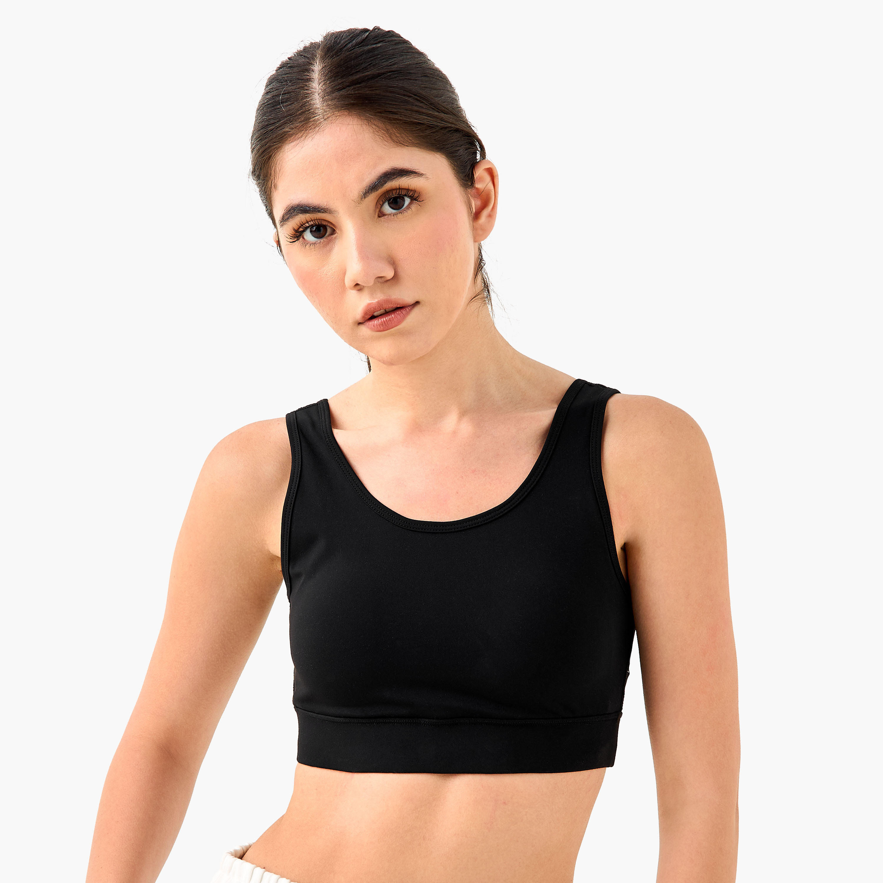 Shop Kappa Logo Print Sports Bra Online | Splash UAE