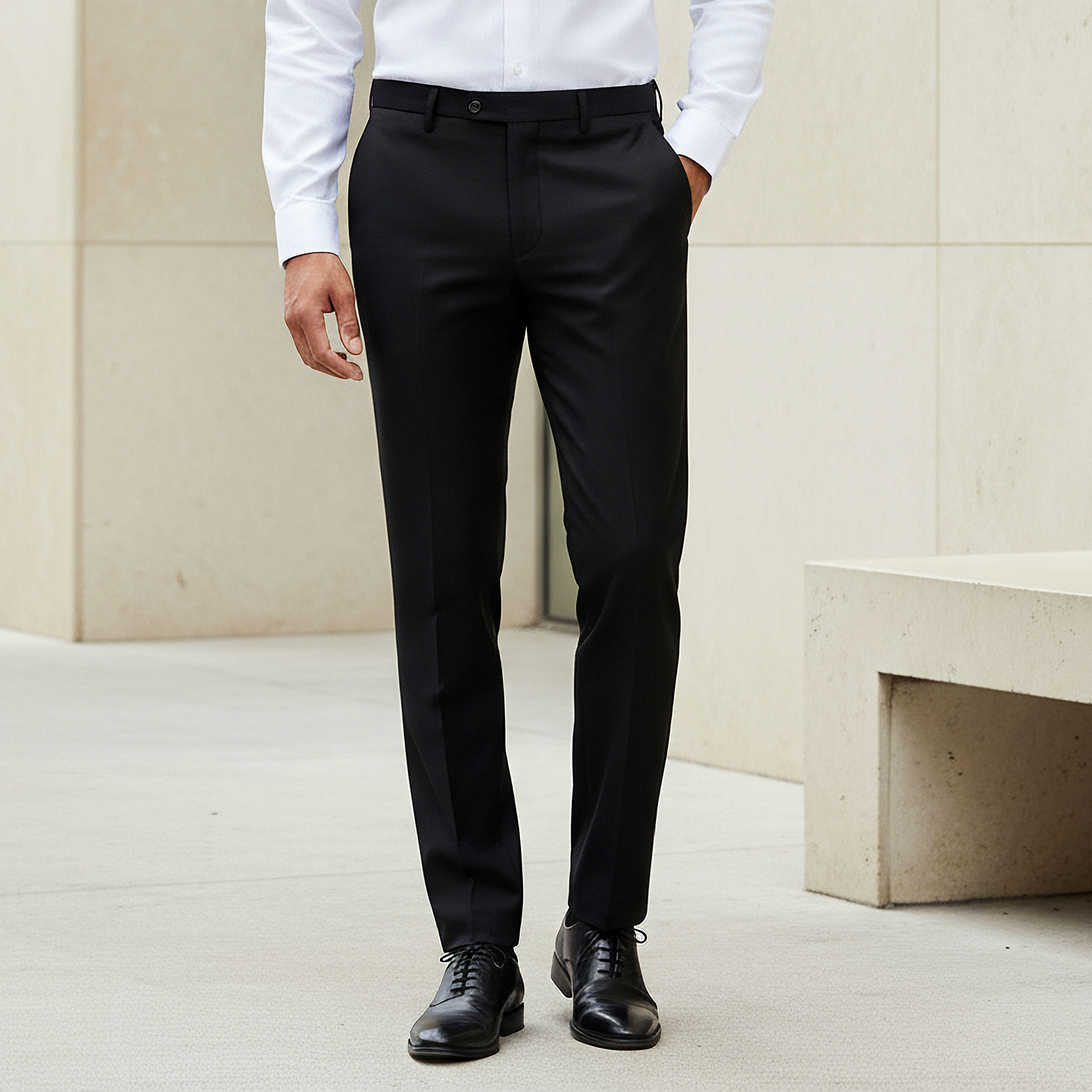 Shop Men Slim Fit Formal Trousers Online | Splash Saudi
